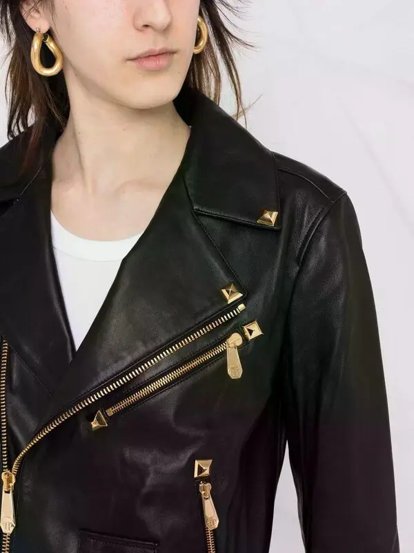 Philipp Plein Studded Biker Jacket