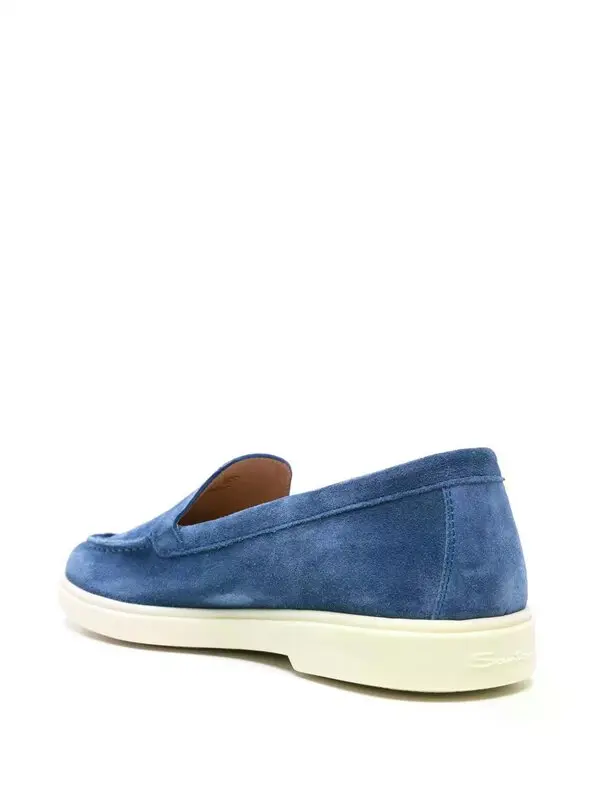 Santoni Suede Loafers