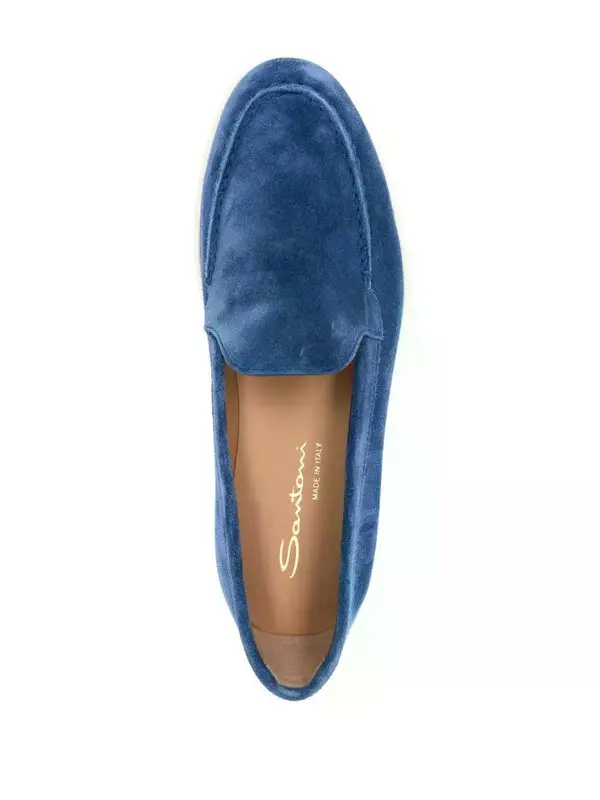 Santoni Suede Loafers