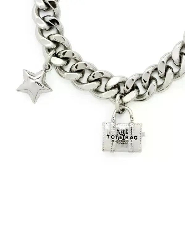 Marc Jacobs Mini Icon Charm Bracelet - Silver