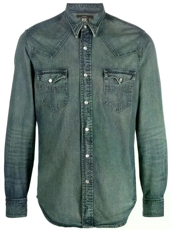 Ralph Lauren Dark-wash Denim Shirt