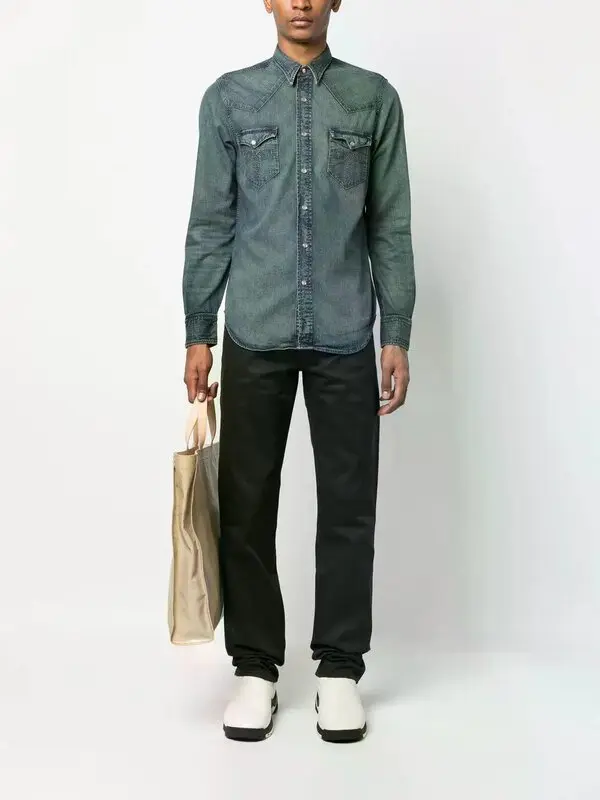 Ralph Lauren Dark-wash Denim Shirt