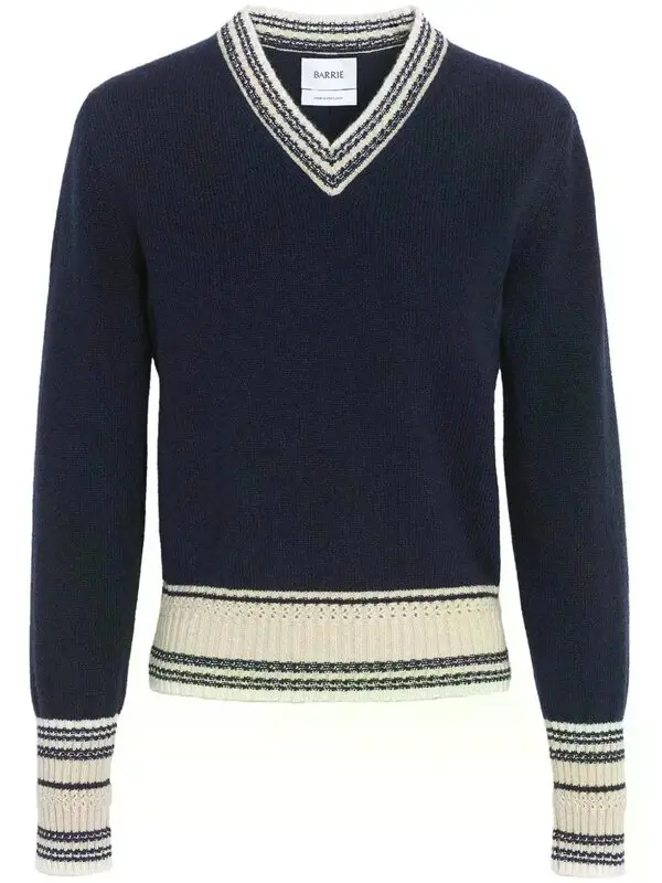 BARRIE V-neck Cashmere Sweater