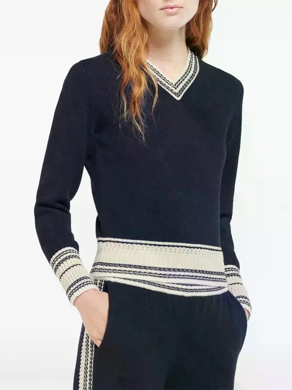 BARRIE V-neck Cashmere Sweater