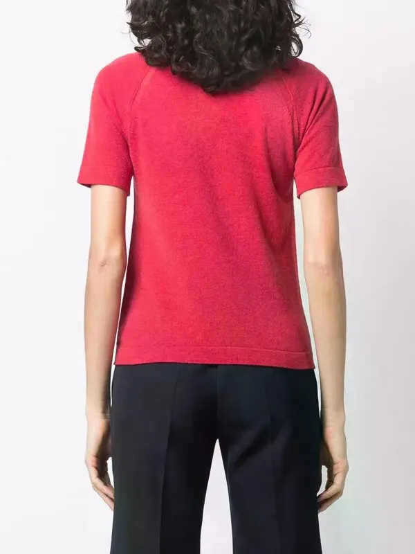 BARRIE Fine-knit Cashmere Top