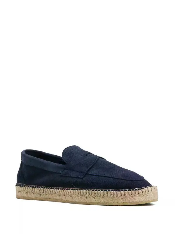 SCAROSSO Diego Suede Espadrilles - Blue