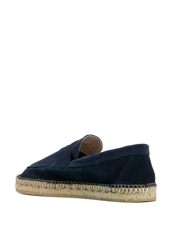SCAROSSO Diego Suede Espadrilles - Blue
