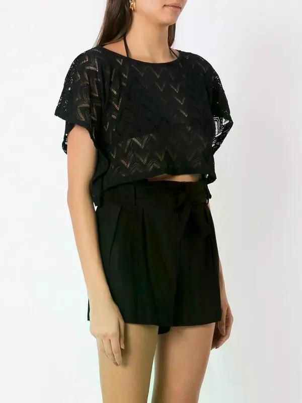 AMIR SLAMA Cropped-knitted Top