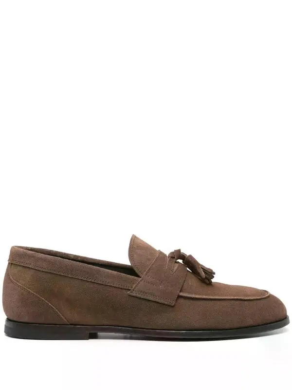 CENERE GB Suede Tassel Loafers