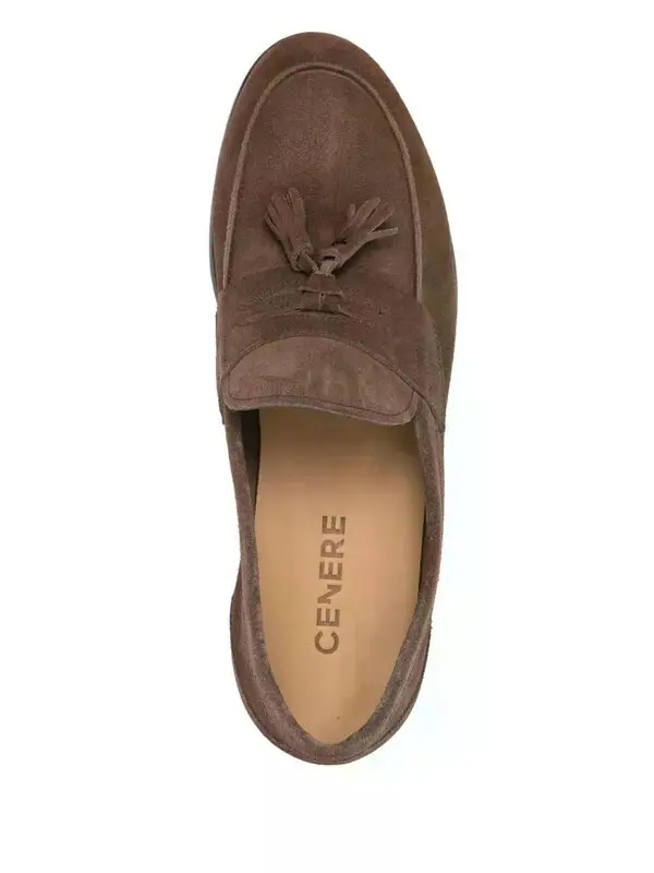 CENERE GB Suede Tassel Loafers