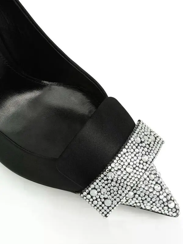 SERGIO ROSSI Embellished 90mm Leather Shoes