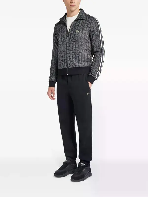 Lacoste Paris-monogram Zip-up Sweatshirt