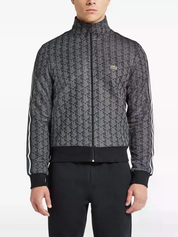 Lacoste Paris-monogram Zip-up Sweatshirt