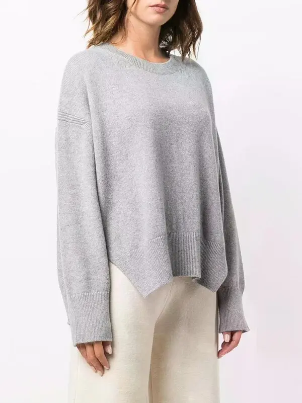 BARRIE Iconic Cashmere Pullover - Grey