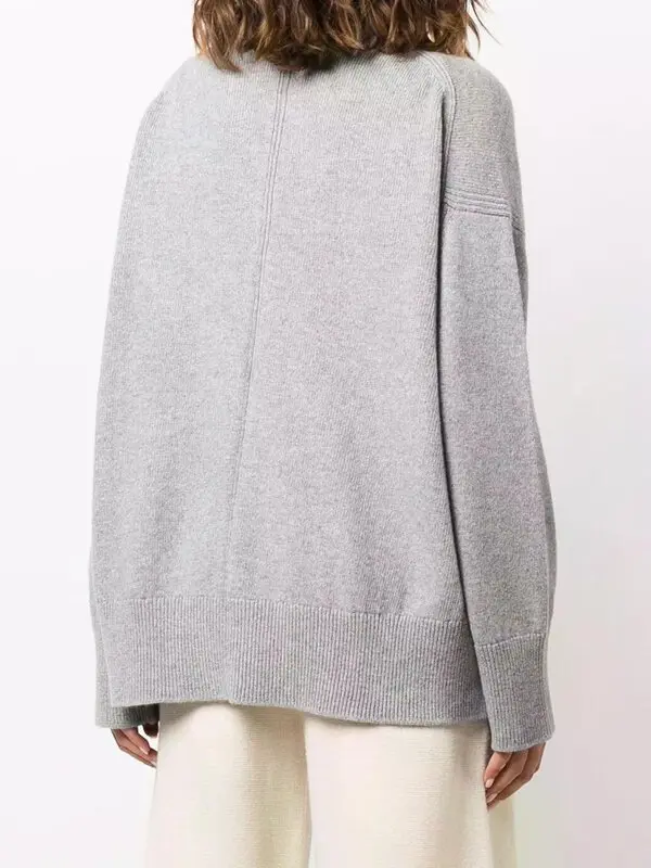 BARRIE Iconic Cashmere Pullover - Grey