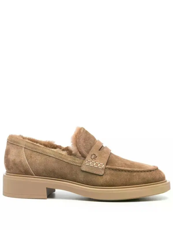 GIANVITO ROSSI Suede Loafers