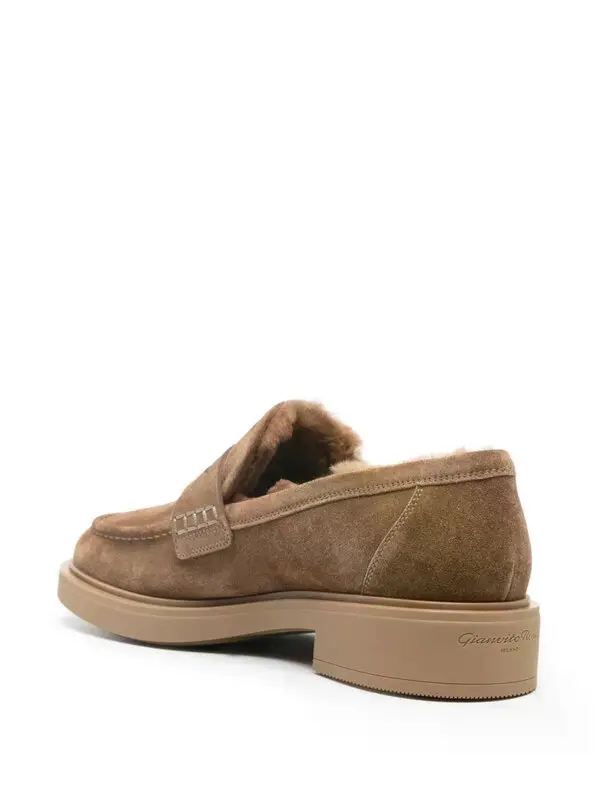 GIANVITO ROSSI Suede Loafers