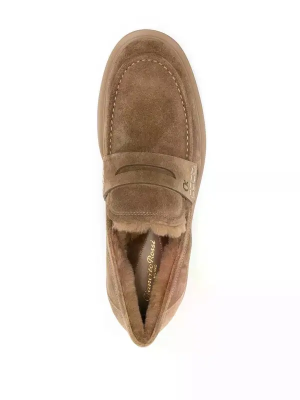 GIANVITO ROSSI Suede Loafers