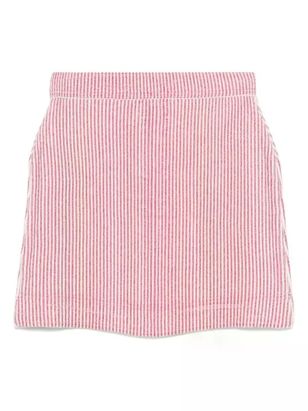 BARRIE Striped Mini Skirt