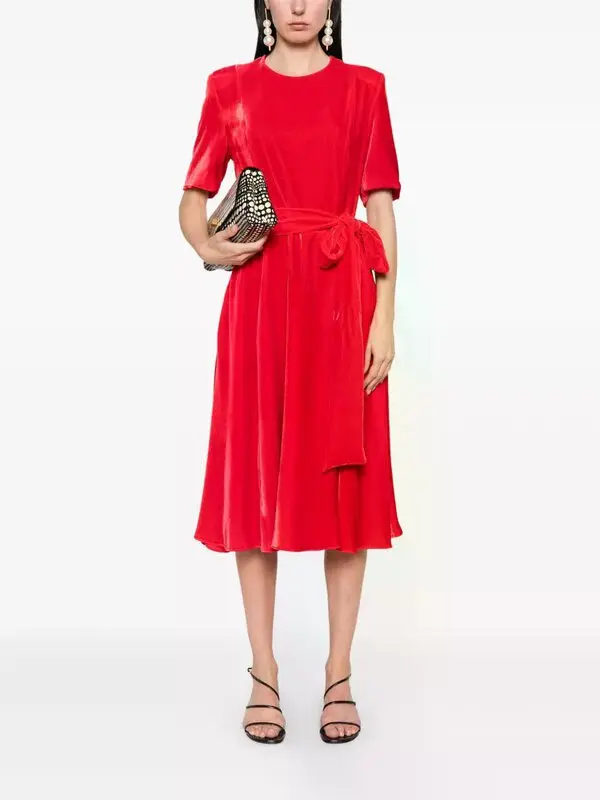 STYLAND Velvet Midi Dress
