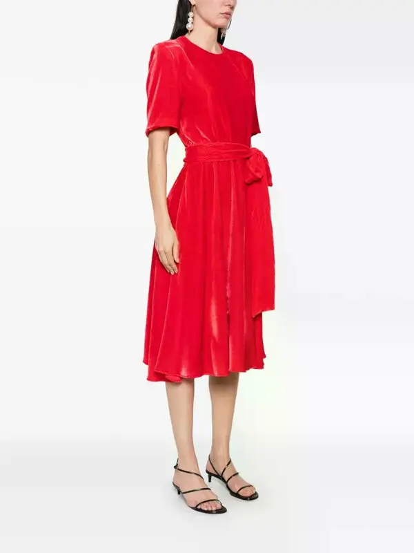 STYLAND Velvet Midi Dress