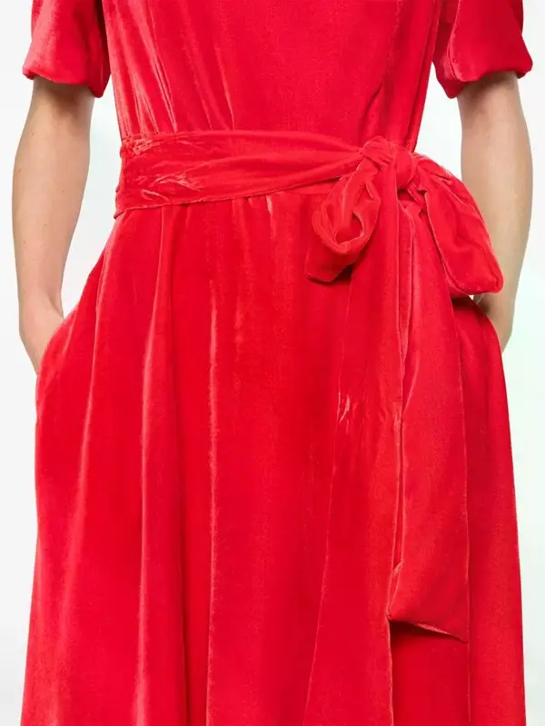 STYLAND Velvet Midi Dress