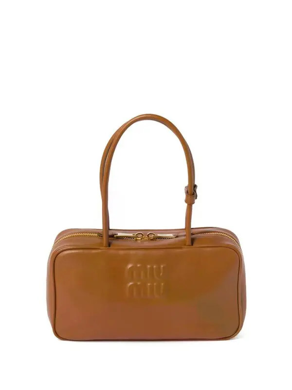 Miu Miu Beau Leather Tote Bag