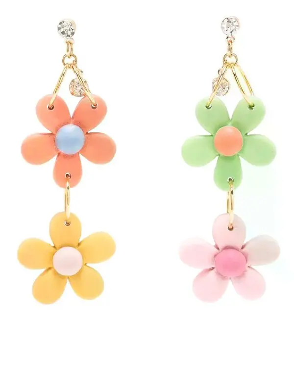 AMIR SLAMA Flower-charm Drop Earrings
