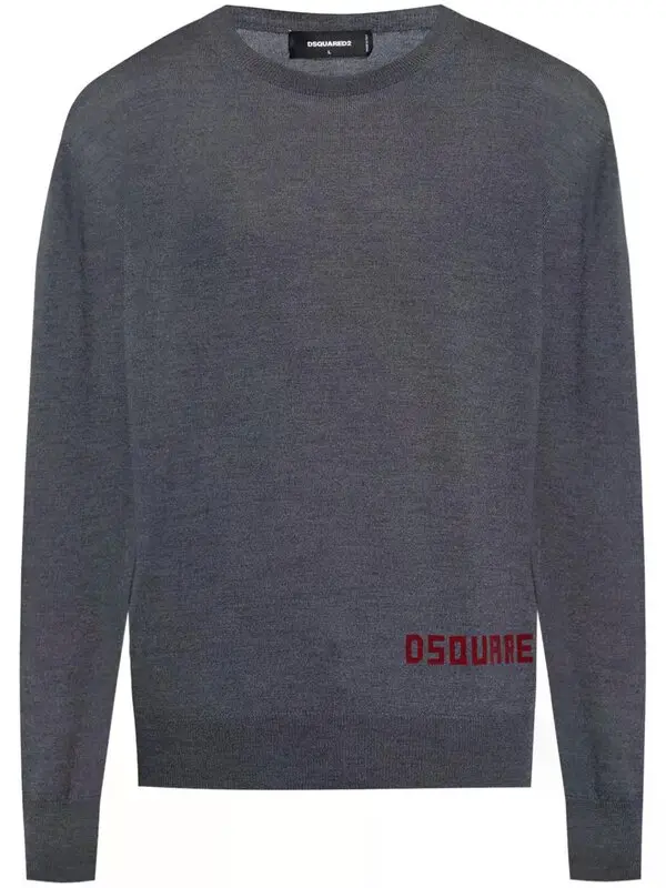 Dsquared2 Logo Intarsia-knit Jumper