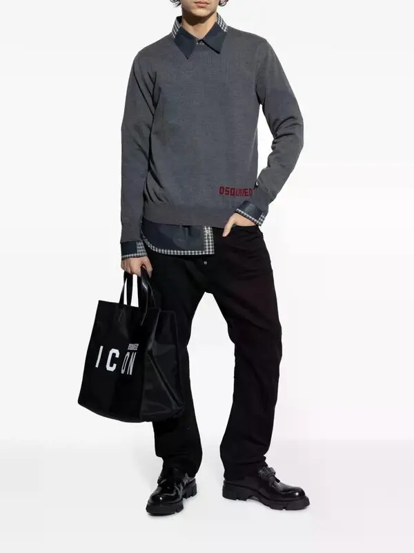 Dsquared2 Logo Intarsia-knit Jumper