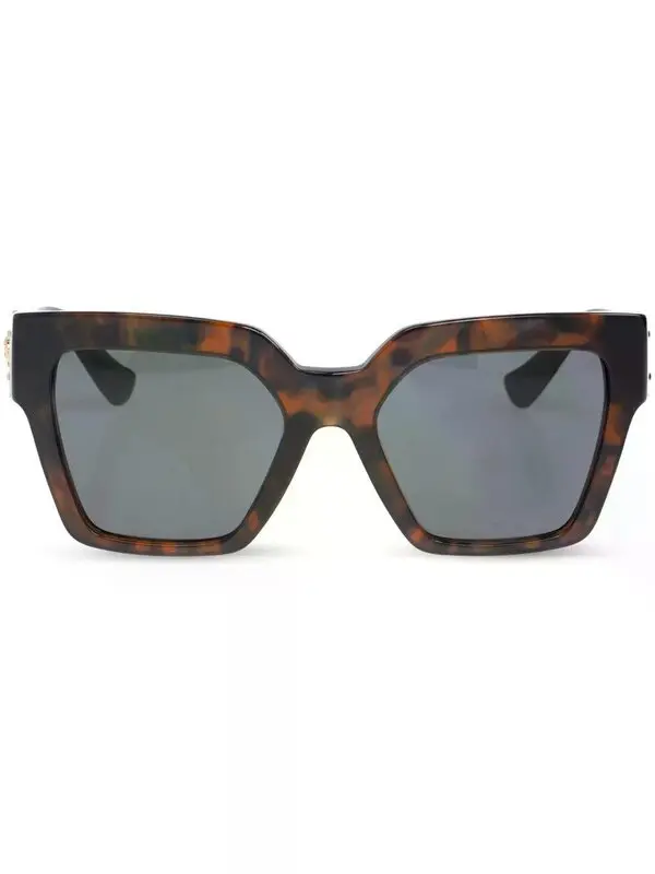 Versace Square-frame Sunglasses - Brown