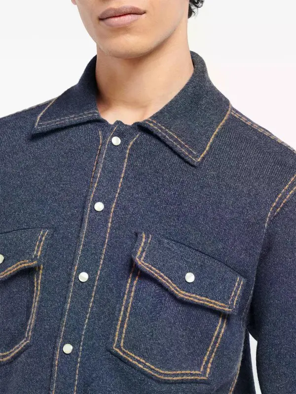 BARRIE Knitted Overshirt
