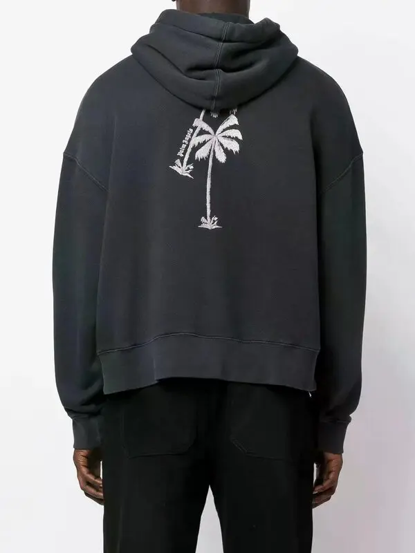 Palm Angels Graphic-print Cotton Hoodie