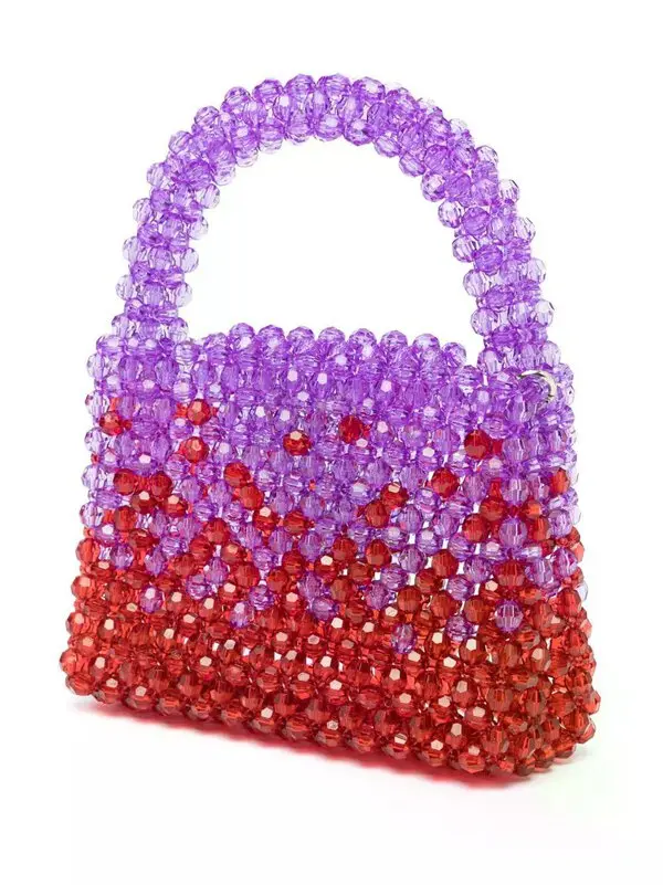 Germanier Bead-embellished Tote Bag - Red