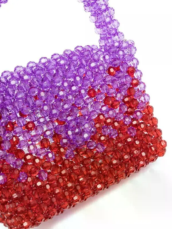 Germanier Bead-embellished Tote Bag - Red