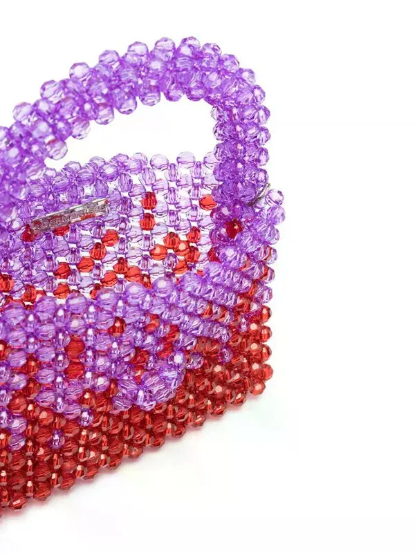 Germanier Bead-embellished Tote Bag - Red