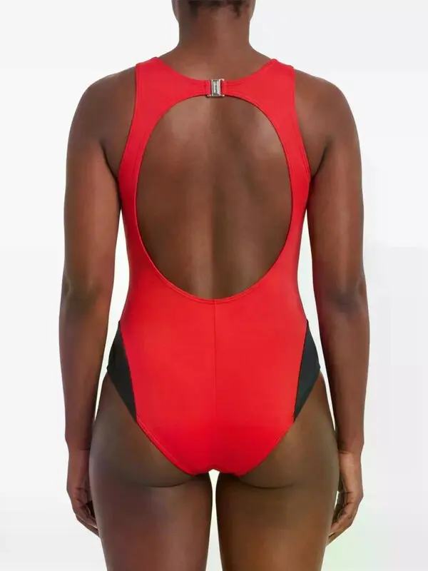 LET'S SWIM Econyl® Blend Open Back Swimsuit