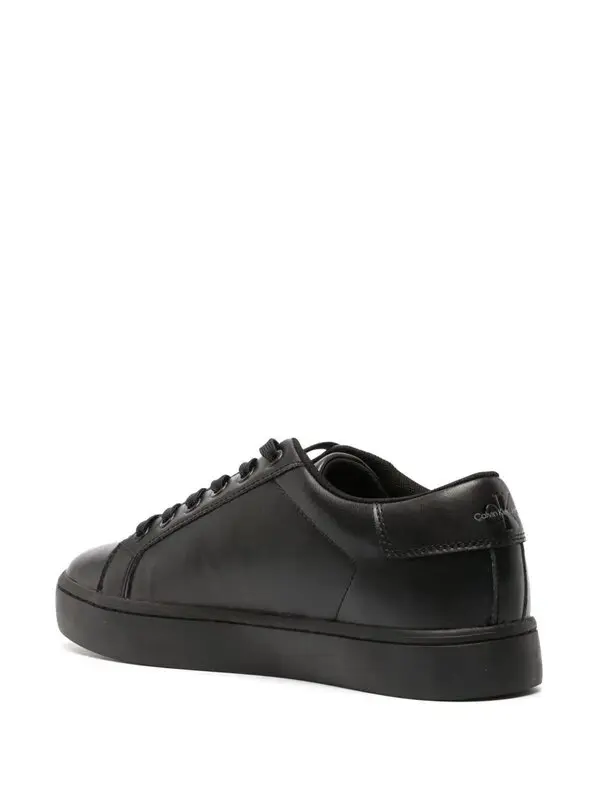 Calvin Klein Logo-embossed Leather Sneakers
