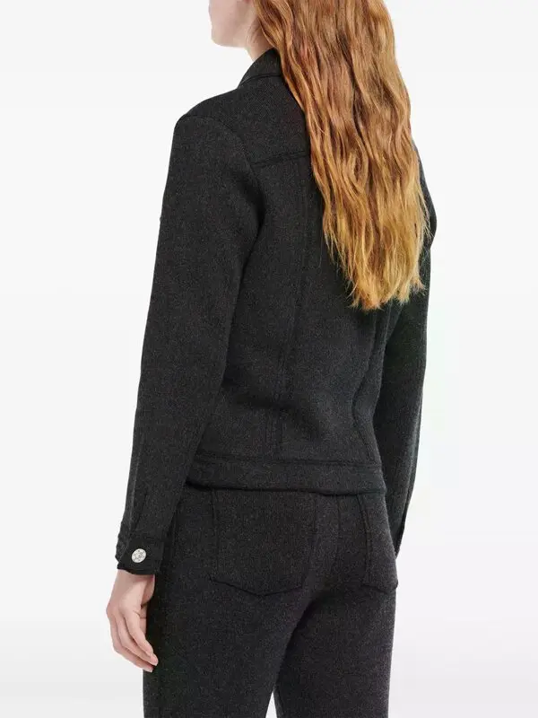 BARRIE Contrast-stitching Denim-effect Jacket