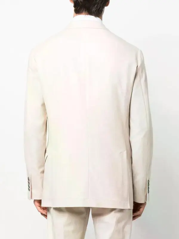 Brunello Cucinelli Peak-lapel Double-breasted Blazer - Neutrals