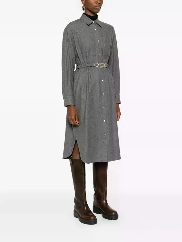 Moncler Logo-patch Shirt Dress
