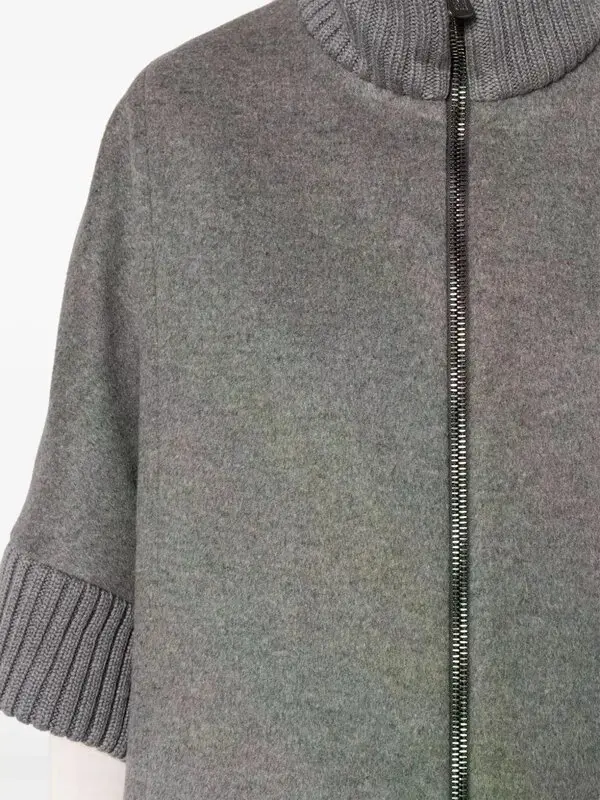 Cinzia Rocca Wide-sleeved Virgin Wool Jacket