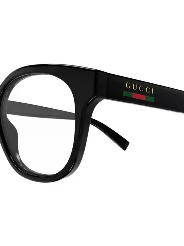 Gucci Round-frame Glasses - Black