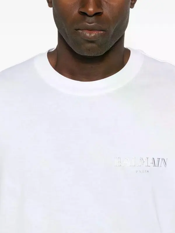 Balmain Vintage Gel-logo T-shirt