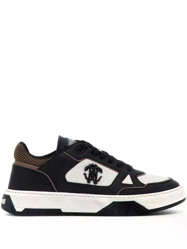 Roberto Cavalli Colour-block Sneakers - Black
