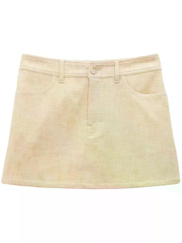 Filippa K A-line Cotton-blend Mini Skirt
