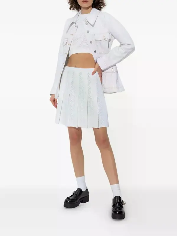 Givenchy Pleated Mini Skirt