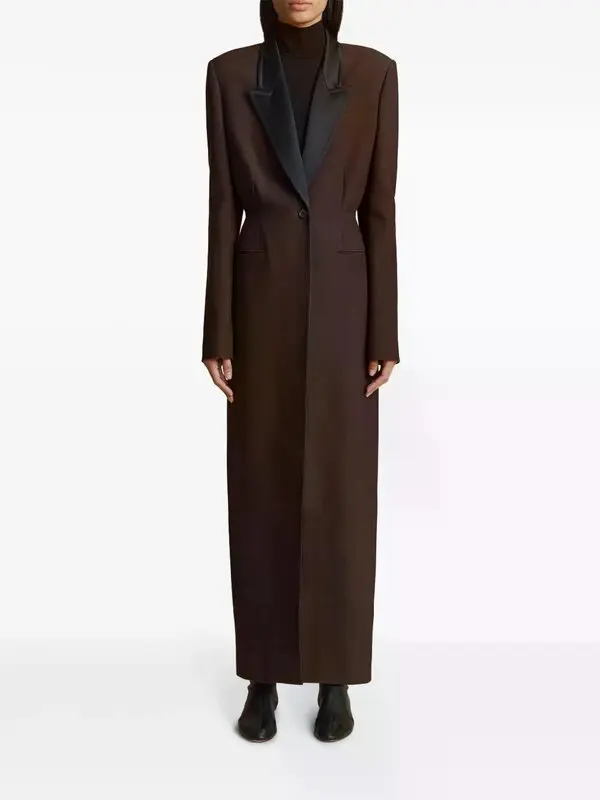 Khaite Bellow Single-breasted Coat