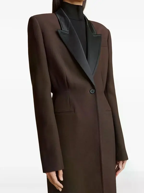 Khaite Bellow Single-breasted Coat