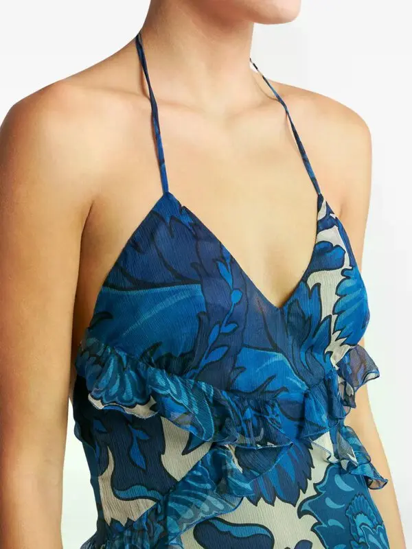 Etro Ruffled Detailing Dress